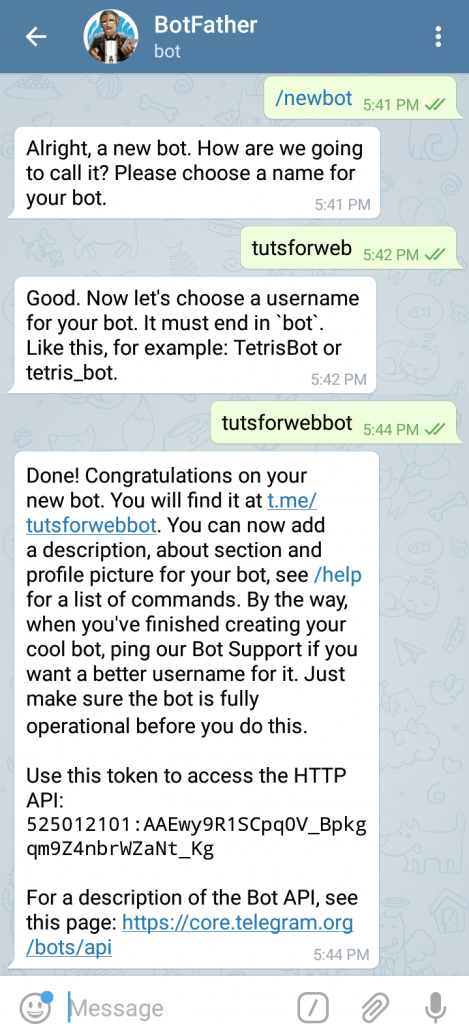 Sending Notifications to Telegram Messenger with Laravel. - TutsForWeb