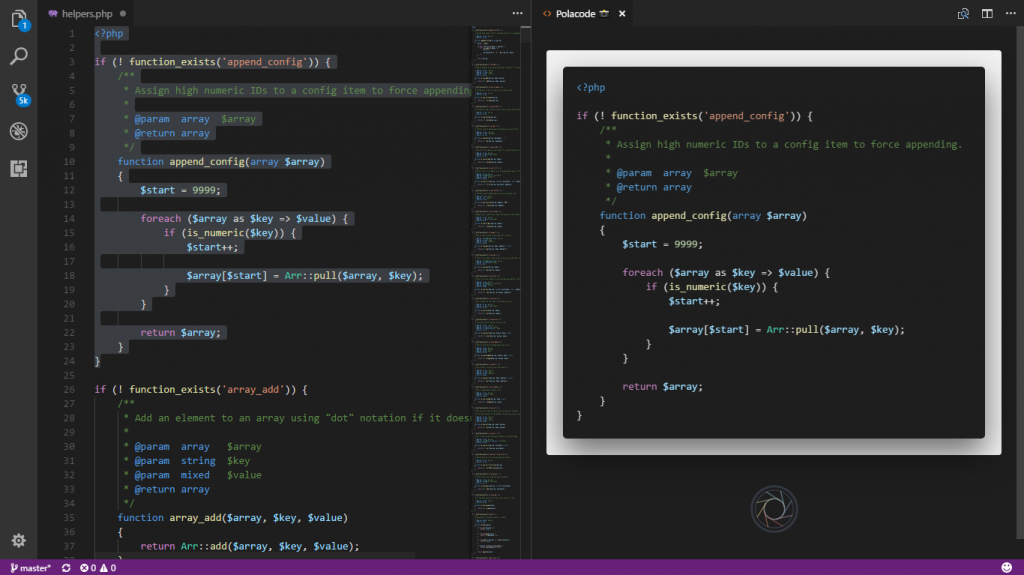 Create Code Screenshots From Your Editor Using Carbon And Polacode Tutsforweb